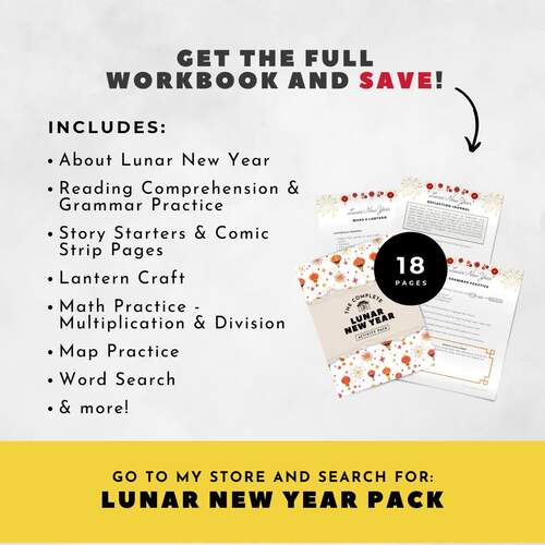 Growth Mindset Story + Reflection Journal, Lunar New Year, SEL, Goal ...