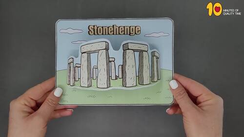Stonehenge 3D Craft by 10 Minutes of Quality Time | TPT