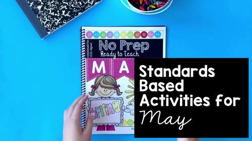 May Math and Reading Activities - Centers - Kindergarten End of the ...