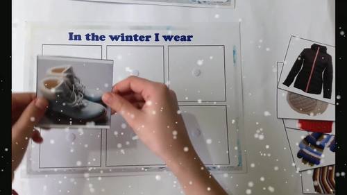 Winter Clothes Life Skills Special Education Activity Speech Therapy ...