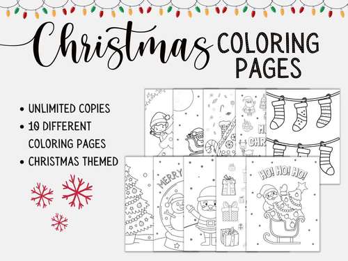 Christmas Coloring Pages | Christmas Activities Printable, Holiday ...