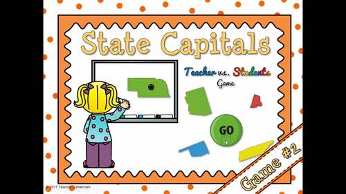 State Capitals Digital Powerpoint Game #2 by Teacher Gameroom | TPT