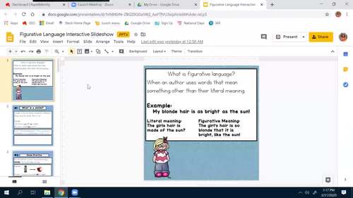 Figurative Language Interactive Activities Slideshow by Emily Wong