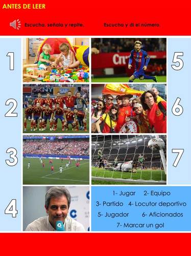 El Fútbol en España – 4 leveled readings in Spanish + Audio by Spanish ...