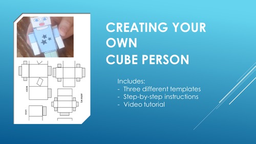 How to Create Your Own Cube Person by Bumbling Bee | TPT