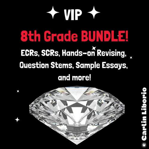 8th Grade Vip Growing Bundle Extended Constructed Response Samples