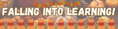 Fall Autumn Animated Google Classroom Headers | Banners September & October
