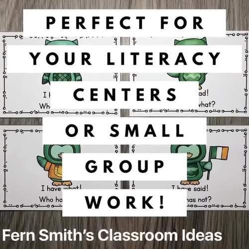 2nd Grade Sight Words I Have Who Has Card Game by Fern Smith's ...