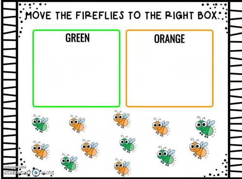 Sorting Colors Grade Boom Cards™ Distance Learning Basic Concepts