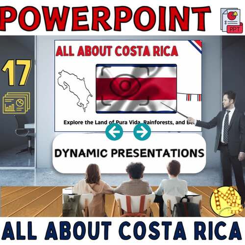 All About Costa Rica PowerPoint Hispanic Heritage Month Activity-Editable