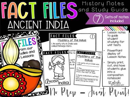 Fact Files - Ancient India Interactive Notebook and Study Guide | TPT