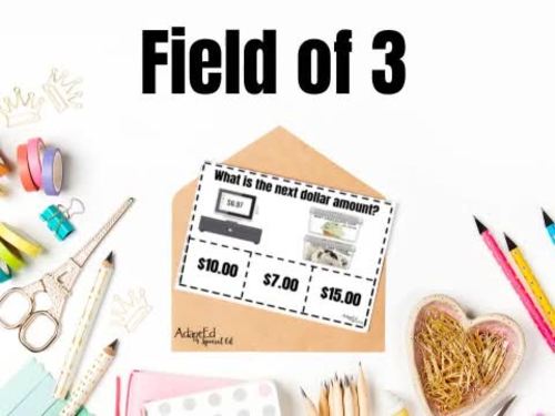 Dollar Up Task Cards: Grocery Store by AdaptEd 4 Special Ed | TpT