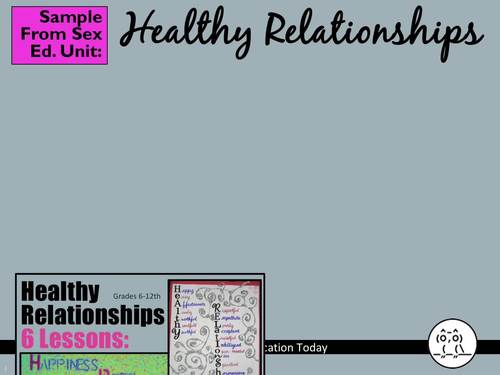 Sex Ed Lessons: This 4-Week Sex Ed. Teen Health Unit is a BEST SELLER!
