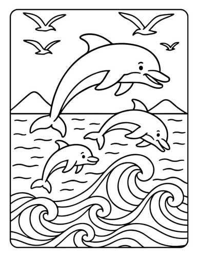 Beautiful Sea Coloring Pages for Kids | 45 Ocean Animals Digital ...