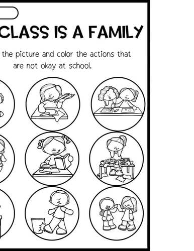 Our Class is a Family Activity | Back to School by Kidzvilly | TPT