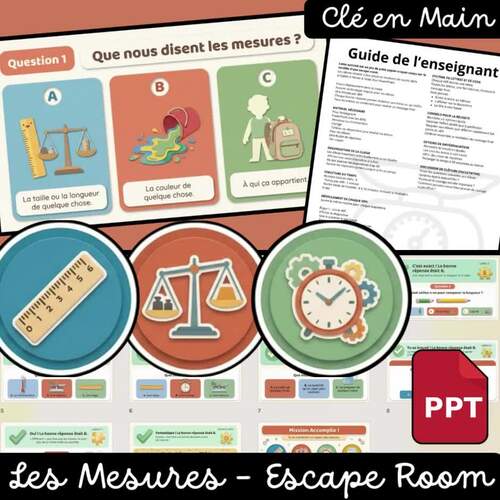 Escape Room Les mesures | Longueur, Masse, Capacité et Temps ...