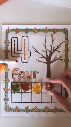 Fall 'Build the Number' Math Mats! by Erin Lee- Author | TPT