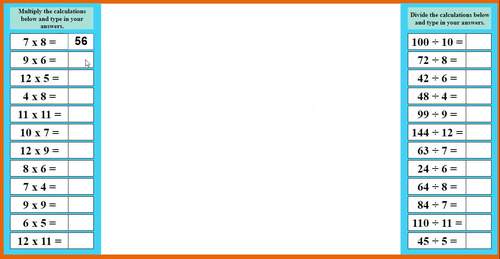 Mystery Digital Pixel Art NO PREP - Cats Multiplication and Division to 12