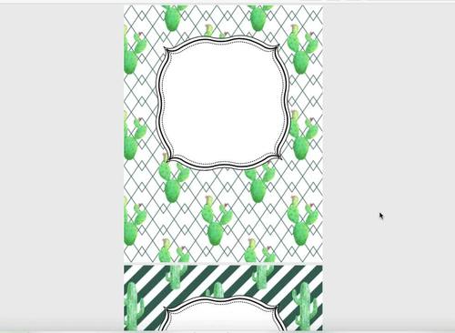 Cactus Bundle - Binder/Planner Covers, Labels and Blank Newsletter ...