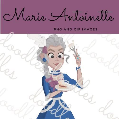 Marie Antoinette Clip Art and GIF Set by Ms Social Studies Teacher