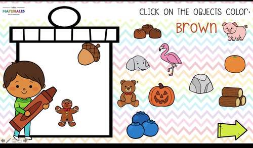 Colors Interactive Game by Miss Materiales EduCreativos | TpT