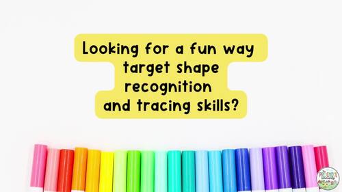 Shape Tracing & Recognition | Tracing Shapes 2D Prek Preschool Summer ...