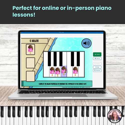 Creating Major 5-Finger Scales on Piano Keys BOOM™ Cards Digital Scales ...