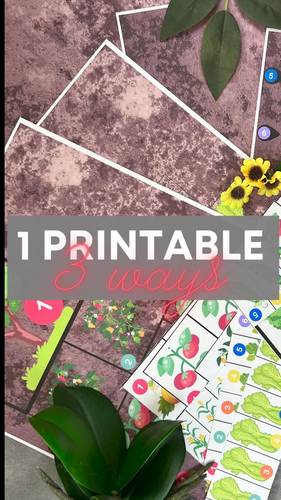 Arrange Our Garden | Numbers Counting Number Order and Number Value ...