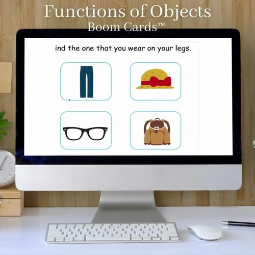 Functions of Objects - Boom Cards™ Speech Therapy Distance Learning