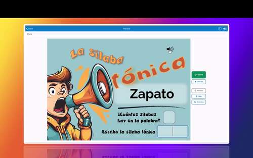 Boom Cards - La Sílaba Tónica by Sergio's Dual Language Resources