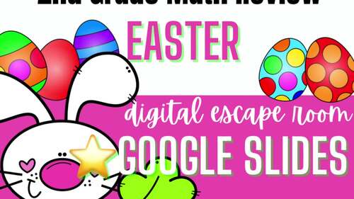 Digital Easter 2nd Grade Math Review Escape Room, Partitioned Shapes ...