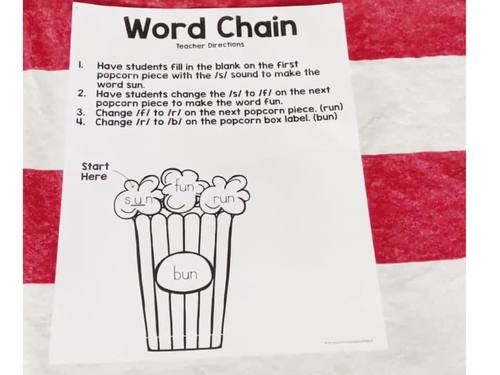 Not Your Average Word Chains - Science of Reading (CVC Words) Phonemic ...