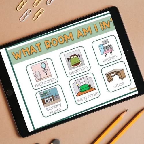 Guessing Game Visual - Household Items by The Communication Classroom