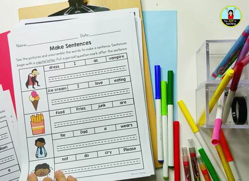 Long Vowel Sentence Worksheet by The Joy in Teaching | TPT