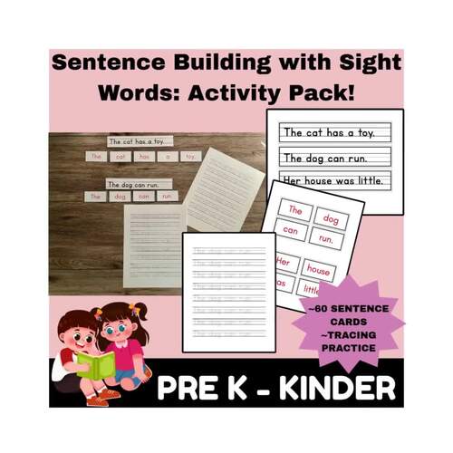 Sight Word Sentence Building Activity | Early Reading & Literacy Center ...