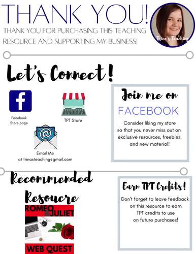 The Great Gatsby: An Introductory Web Quest by Trina's Teaching | TpT