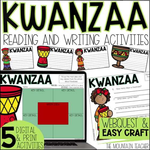 Kwanzaa Webquest | Reading Comprehension Activities, Writing Craft ...