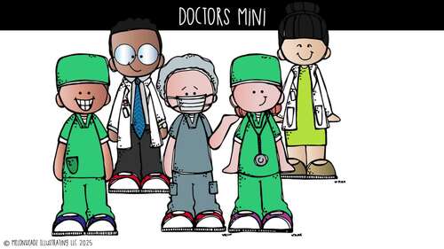 Doctors clip art, Medical clip art, Surgeon clip art Mini by Melonheadz ...