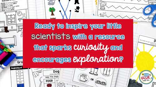 Interactive Science Notebook Cover & Activities Pre K, Preschool ...