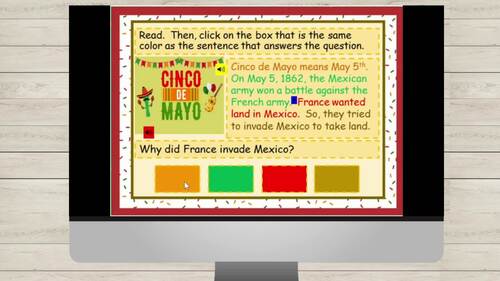 Cinco de Mayo Facts (Boom Cards with Audio Support) | TPT