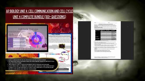 AP Biology Unit 4: Cell Communication Cell Cycle COMPLETE BUNDLE Lesson ...