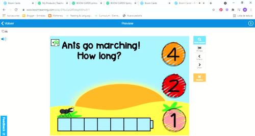 BOOM CARDS: Measuring length connecting cubes | Digital Resources Measure