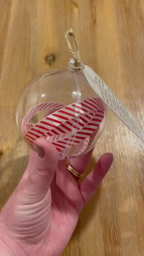 Bauble Keepsake | Ribbon the Length of me | Christmas Time Capsule