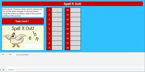 Digital Pixel Art NO PREP Task Cards Christmas Trees Spell It Out