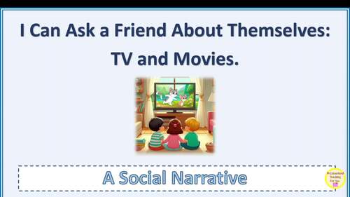 Making and Playing with Friends Social Story Autism ADHD Special Education