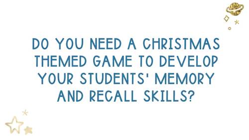 Christmas Memory Game by Differentiation and Beyond | TPT