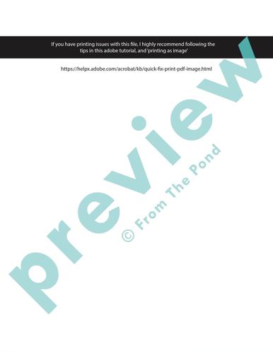 Numbers to 10 Math Craft by From the Pond | TPT