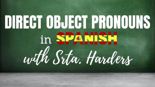 Spanish Bundle: Direct Object Pronouns Logic Puzzle (DIGITAL AND PRINTABLE)