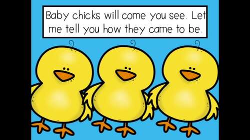 Chicks Circle Time Song With Activities - Preschool Kindergarten 1st