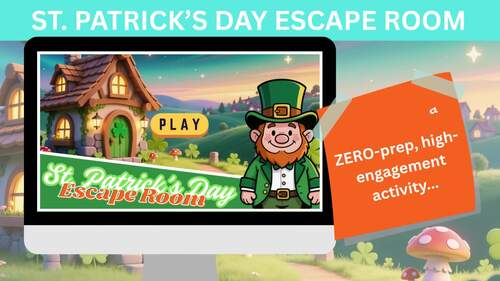St Patrick's Day Reading Comprehension Game 4th 5th Grade, Digital ...